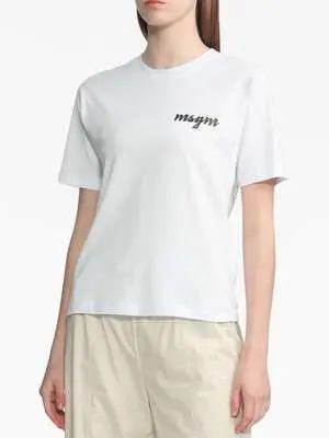 MSGM Logo-print Short-sleeve T-shirt