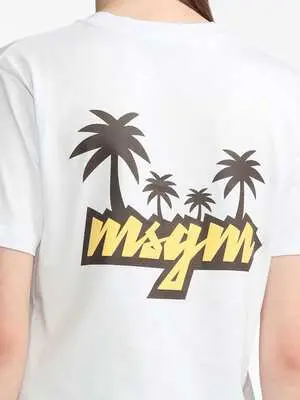 MSGM Logo-print Short-sleeve T-shirt
