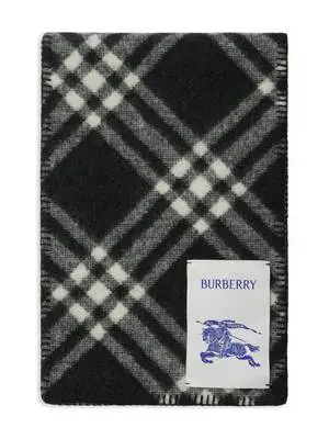 Burberry Check Wool Scarf