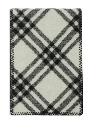Burberry Check Wool Scarf