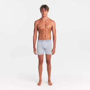 SKIMS Mens 5" Boxer Brief | Black | 5x | Cotton Atmosphere