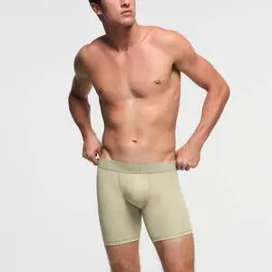 SKIMS Mens 5" Boxer Brief | Grey | Xs | Cotton Phosphorus