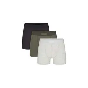 SKIMS Mens 3" Boxer Brief 3 Pack | Blue | Xs | Cotton Military Multi