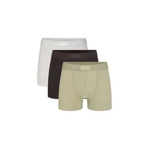SKIMS Mens 3" Boxer Brief 3 Pack | Blue | Xs | Cotton Phoenix Multi