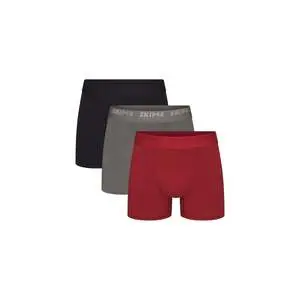 SKIMS Stretch Mens 3 Inch Boxer Brief 3 Pack Brick Multi