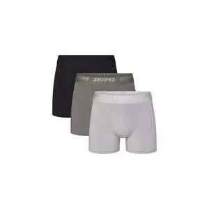 SKIMS Stretch 3 Inch Boxer Brief 3 Pack - Gunmetal Multi
