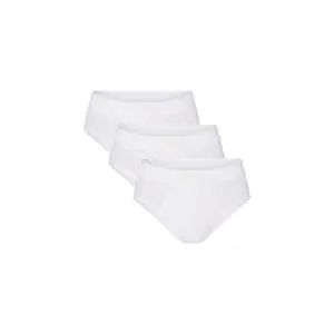 SKIMS Cotton Mens Brief 3 Pack Chalk