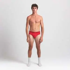 SKIMS Mens Brief 3 Pack | Black | Xs | Cotton Ruby Espresso Multi
