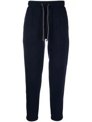 Brunello Cucinelli Monili-drawstring Track Pants - Blue