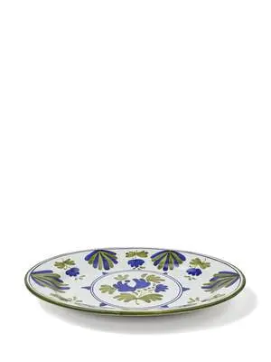 CABANA Blossom Ceramic Oval Serving Plate