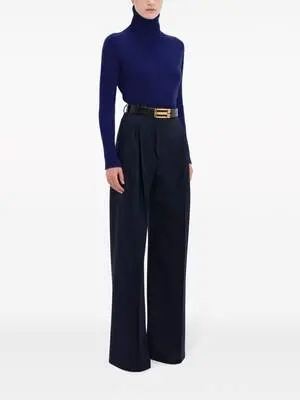 Victoria Beckham Roll-neck Fine-knit Jumper