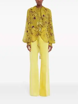 Victoria Beckham Romantic Floral-print Blouse