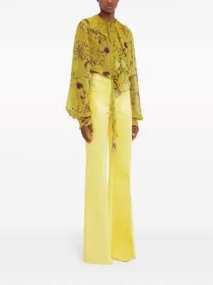 Victoria Beckham Romantic Floral-print Blouse