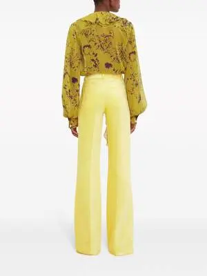 Victoria Beckham Romantic Floral-print Blouse