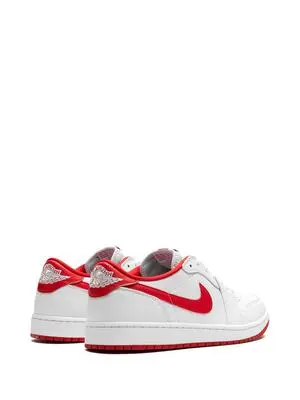 JORDAN Air 1 Low Og University Red Sneakers - White