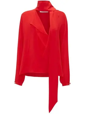 Victoria Beckham Plunge Blouses