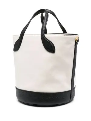 Bally Bar 8 Hours Bucket Bag - White