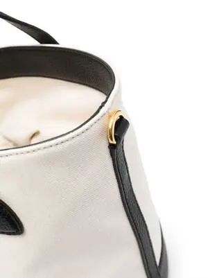 Bally Bar 8 Hours Bucket Bag - White