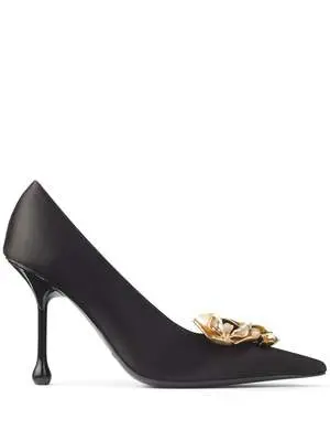JIMMY CHOO Ixia Heeled Pumps - Black