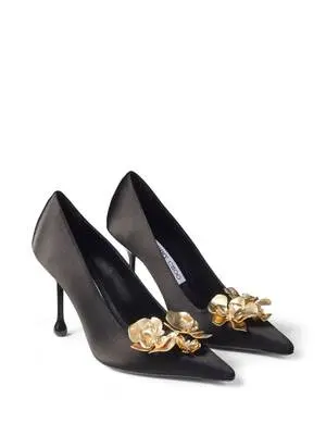 JIMMY CHOO Ixia Heeled Pumps - Black