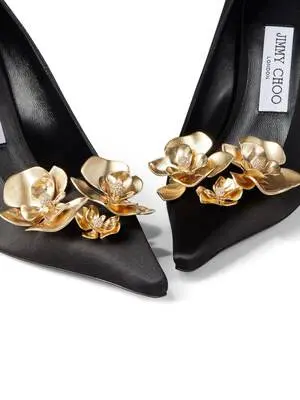 JIMMY CHOO Ixia Heeled Pumps - Black