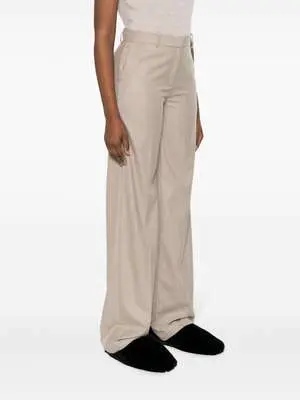 Magda Butrym Tailored Cashmere Wide-leg Trousers