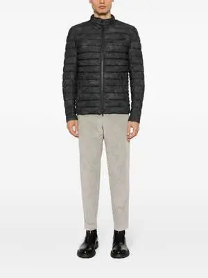PT TORINO Corduroy Slim-cut Trousers - Grey