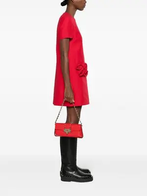 Valentino Garavani Rockstud Shoulder Bag - Red