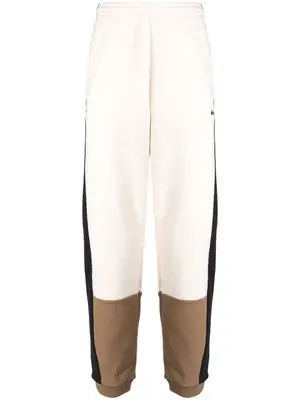 Lacoste Logo-embroidered Colour-block Track Pants