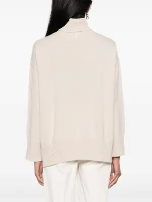 Lorena Antoniazzi Piped-trim Roll-neck Jumper