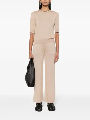 Lorena Antoniazzi Straight-leg Knit Trousers