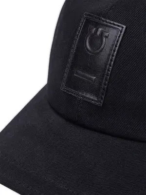 FERRAGAMO Gancini-patch Baseball Cap