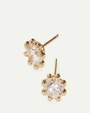 OSCAR MASSIN - Oscar Massin Beaded Stud Earrings