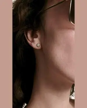 OSCAR MASSIN - Oscar Massin Beaded Stud Earrings