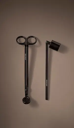 HOMECOURT Candle Accessory Duo In Black