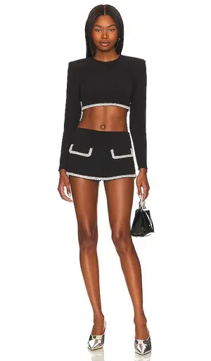 LOVERS AND FRIENDS X Rachel Cosette Embellished Crop Top
