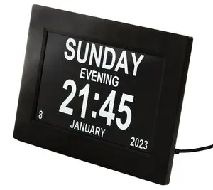 LIMITLESS Life Clock Time, Calendar And Digital Photo Station - One-color
