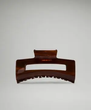 Lululemon Extra Large Claw Hair Clip Black/roasted Brown
