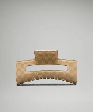 Lululemon Extra Large Claw Hair Clip Bone/trench