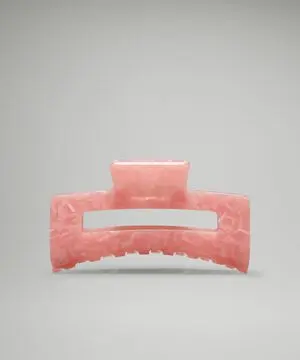Lululemon Extra Large Claw Hair Clip Canyon/dew Pink