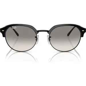 Ray-ban Ray-Ban Clubmaster 53mm Sunglasses Black On Black/arista