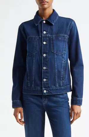 L'Agence Mack Oversize Denim Jacket