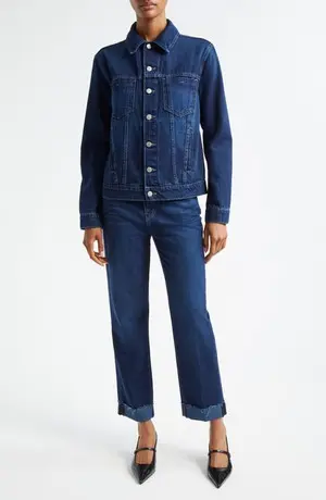 L'Agence Mack Oversize Denim Jacket