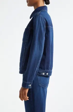 L'Agence Mack Oversize Denim Jacket