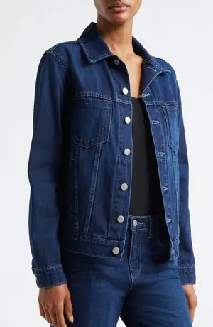 L'Agence Mack Oversize Denim Jacket
