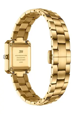 JBW Arc Single Essential Lab-created Diamond Bracelet Watch - 18k Gold