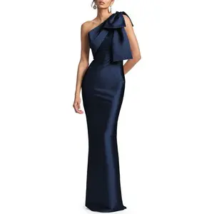 Sachin & Babi Bonnie One-shoulder Gown - Midnight Sky