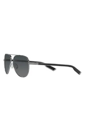 COSTA DEL MAR Peli Aviator Sunglasses - Dark Gunmetal