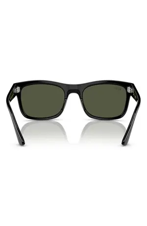 Ray-ban 56mm Rectangle Sunglasses - Black