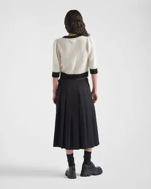 Prada Cashmere And Silk Crew-neck Sweater